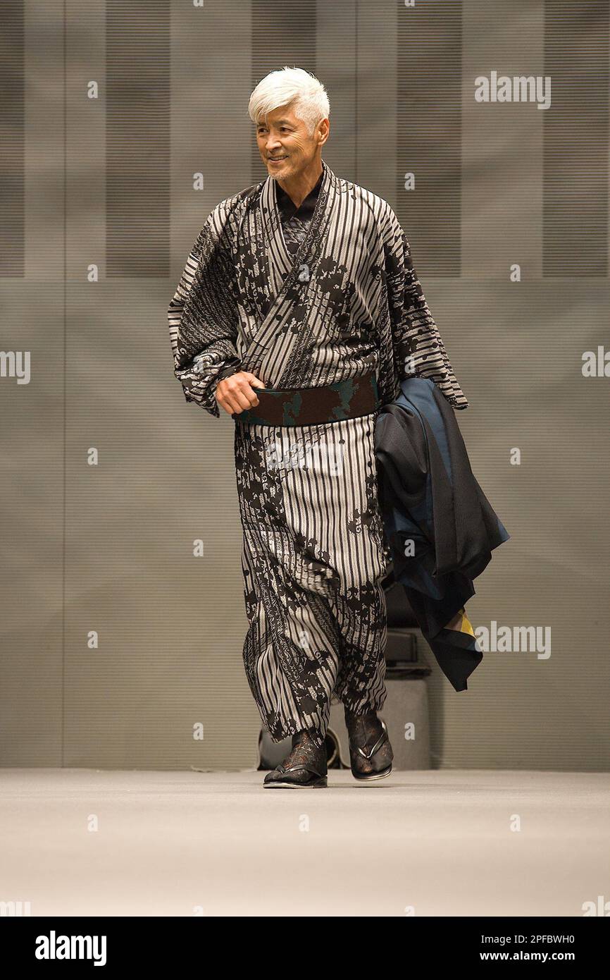 Tokyo, Japan. 16th Mar, 2023. Kimono runway model, March 16, 2023 ...