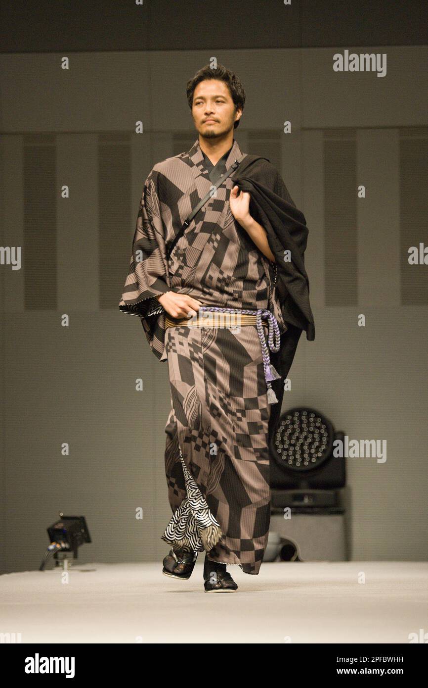 Tokyo, Japan. 16th Mar, 2023. Kimono runway model, March 16, 2023 ...