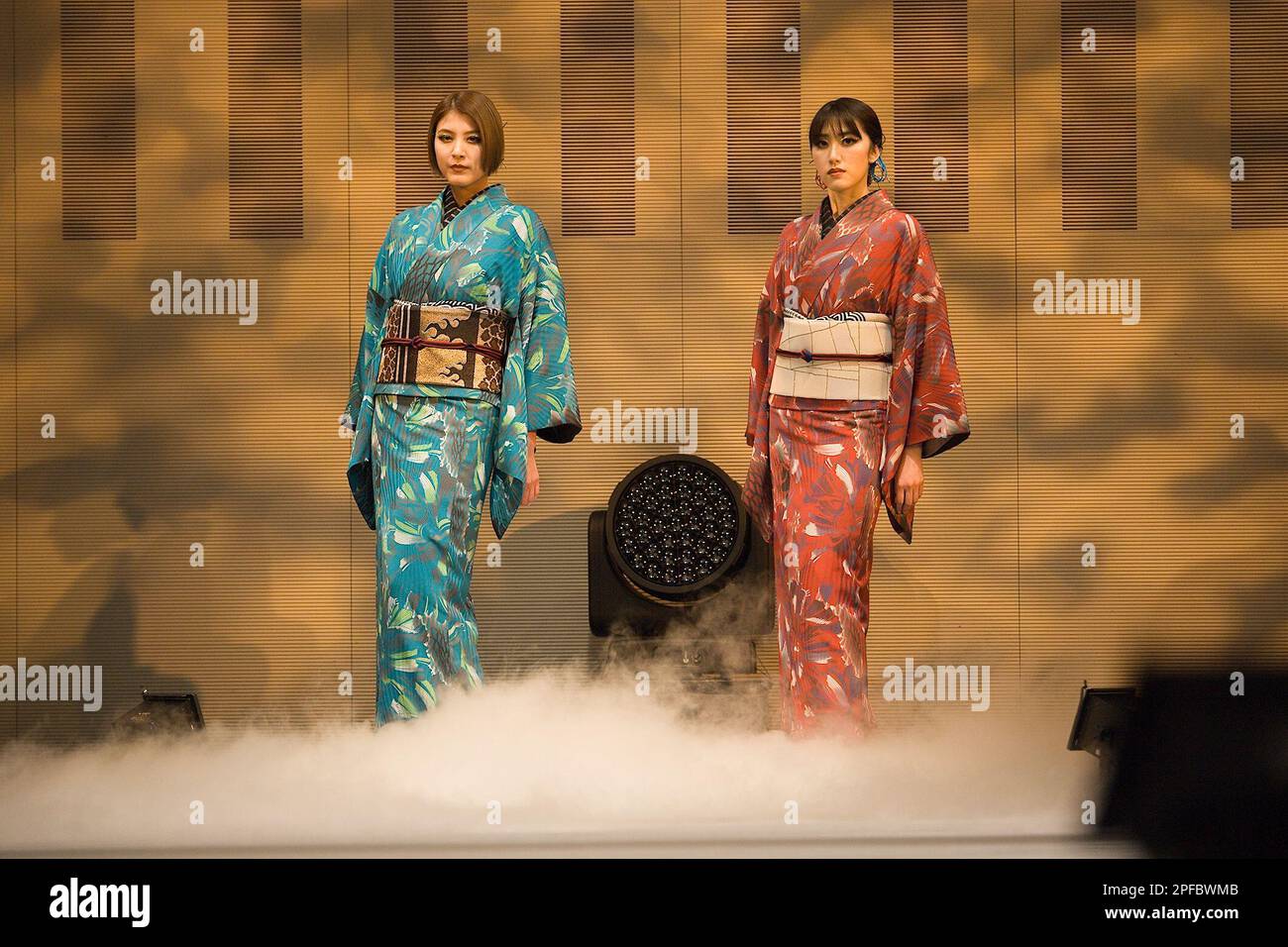 Tokyo, Japan. 16th Mar, 2023. Kimono runway model, March 16, 2023 ...