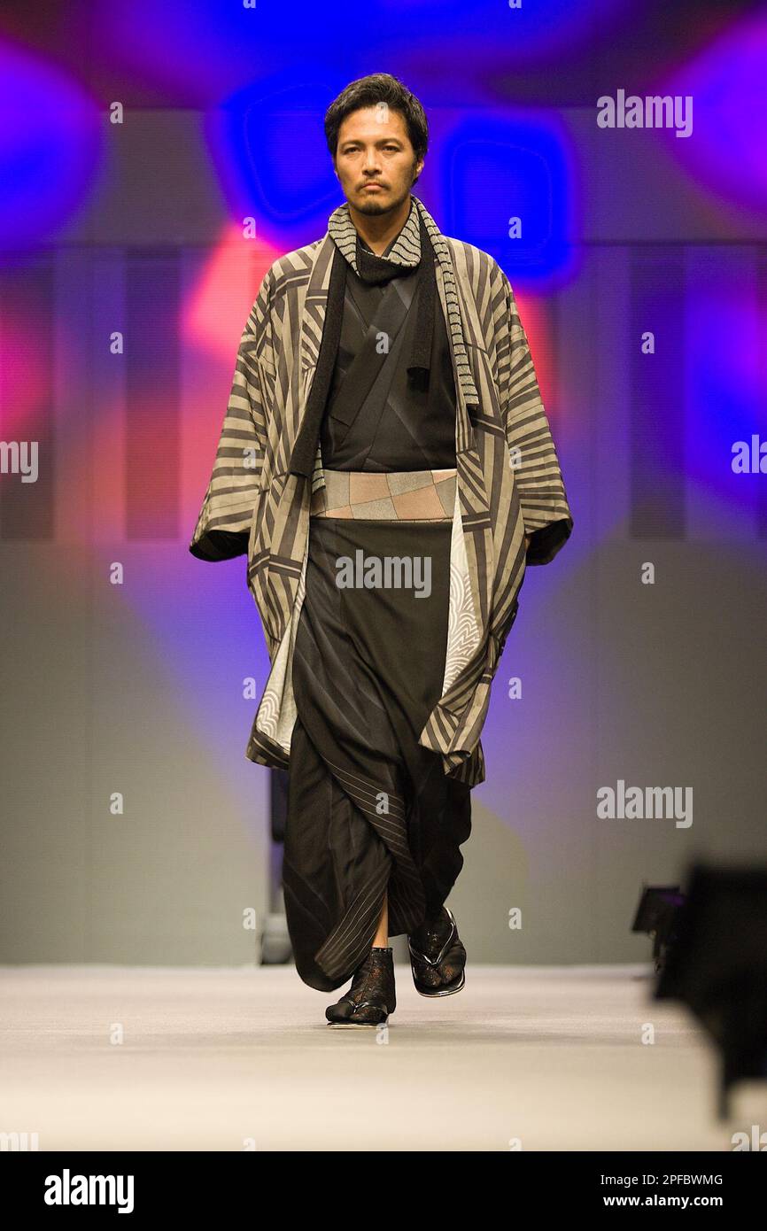 Tokyo, Japan. 16th Mar, 2023. Kimono runway model, March 16, 2023 ...