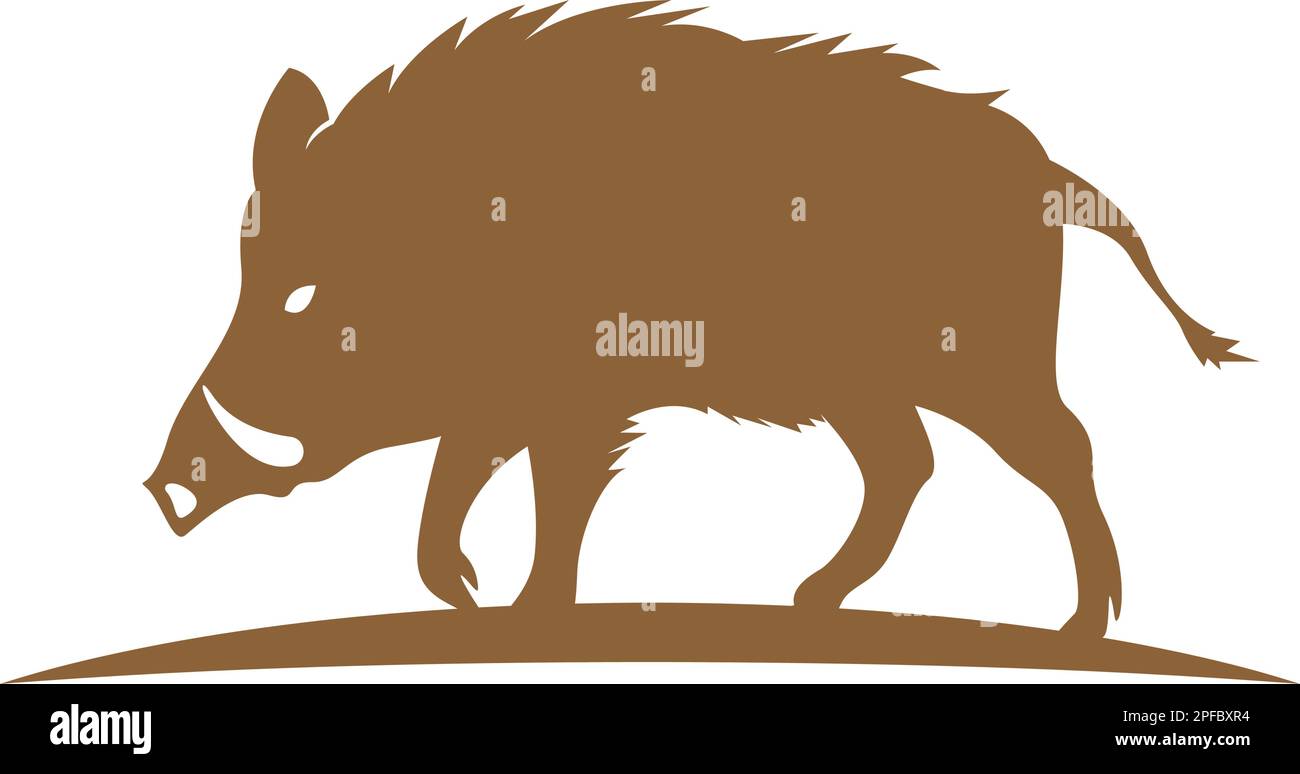 Wild Boar logo icon design illustration Stock Vector Image & Art - Alamy