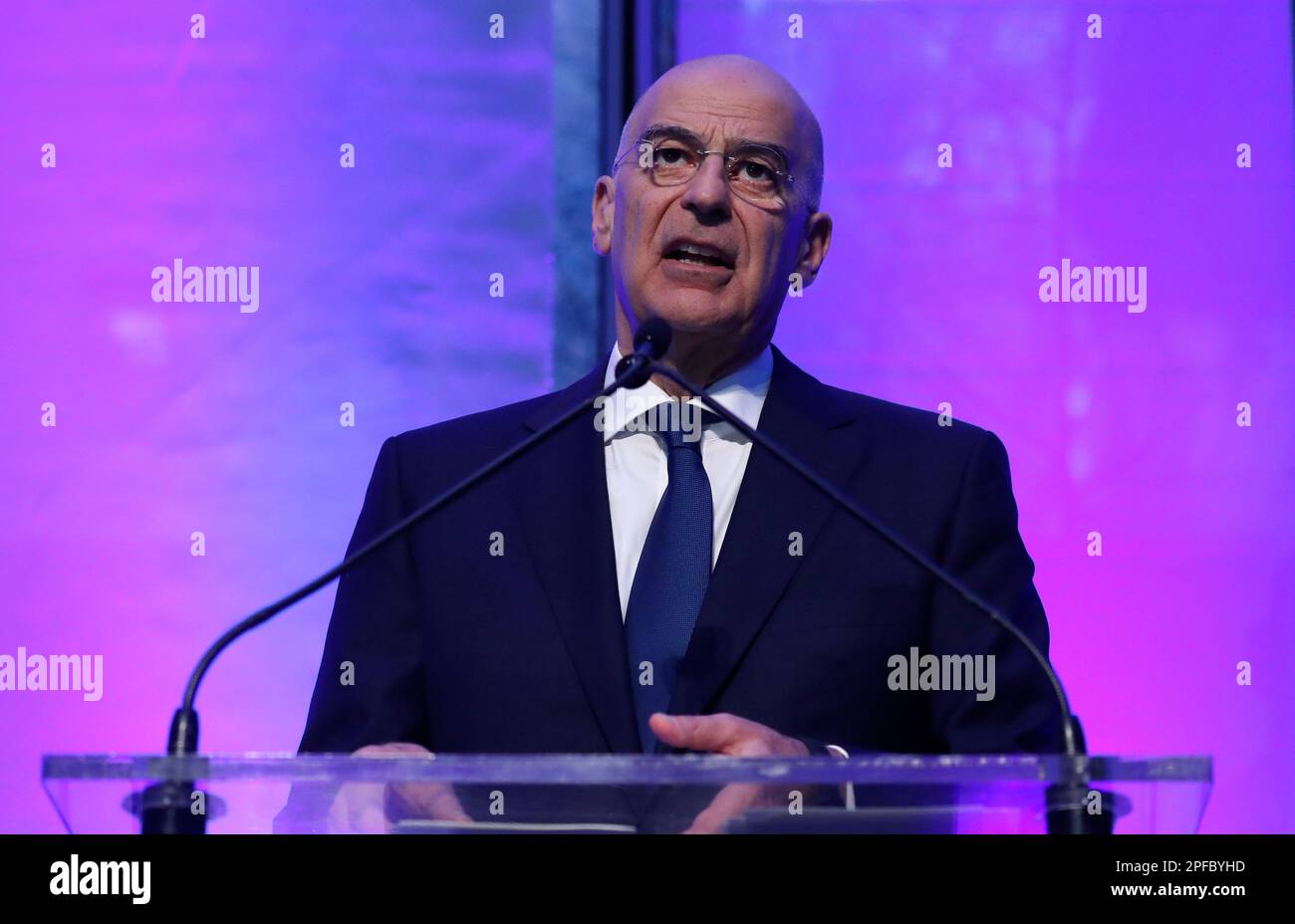 Mr. Nikolaos-Georgios Dendias, Minister for Foreign Affairs of Greece ...