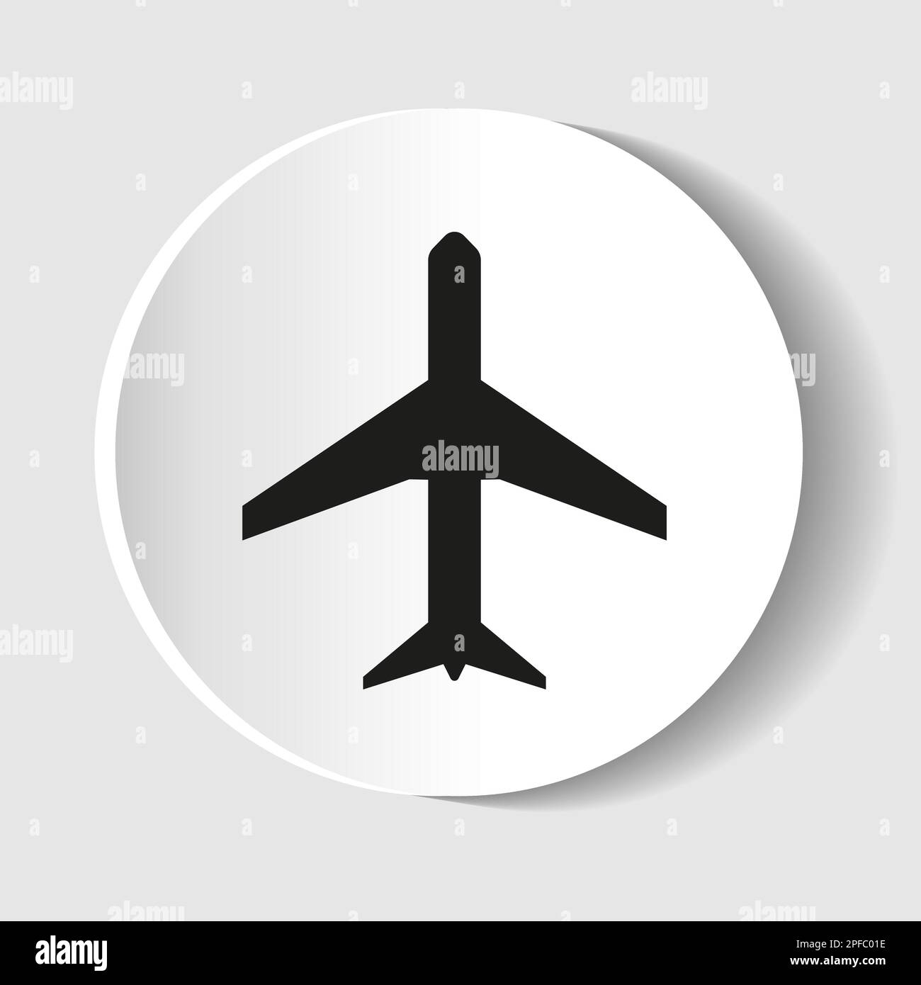 Plane, flight, airplane icon. Vector Stock Vector Image & Art - Alamy