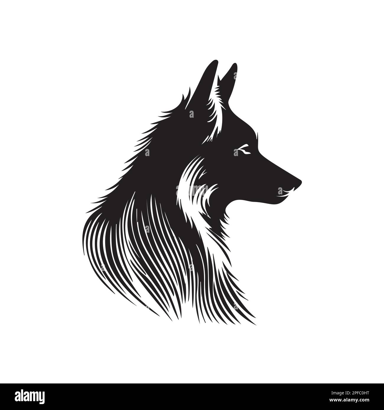 wolf logo design vector symbol graphic idea creative Eps 10 Stock ...