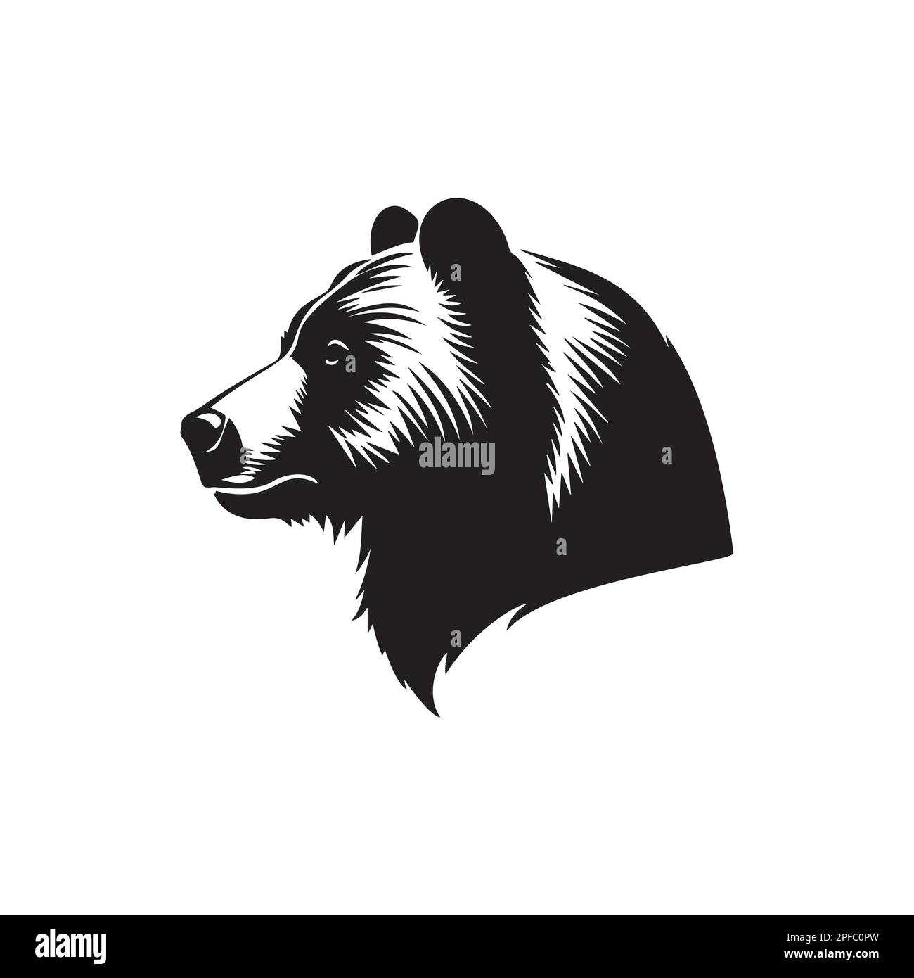 Bear Head Logo Mascot Emblem Eps 10 Stock Vector Image & Art - Alamy