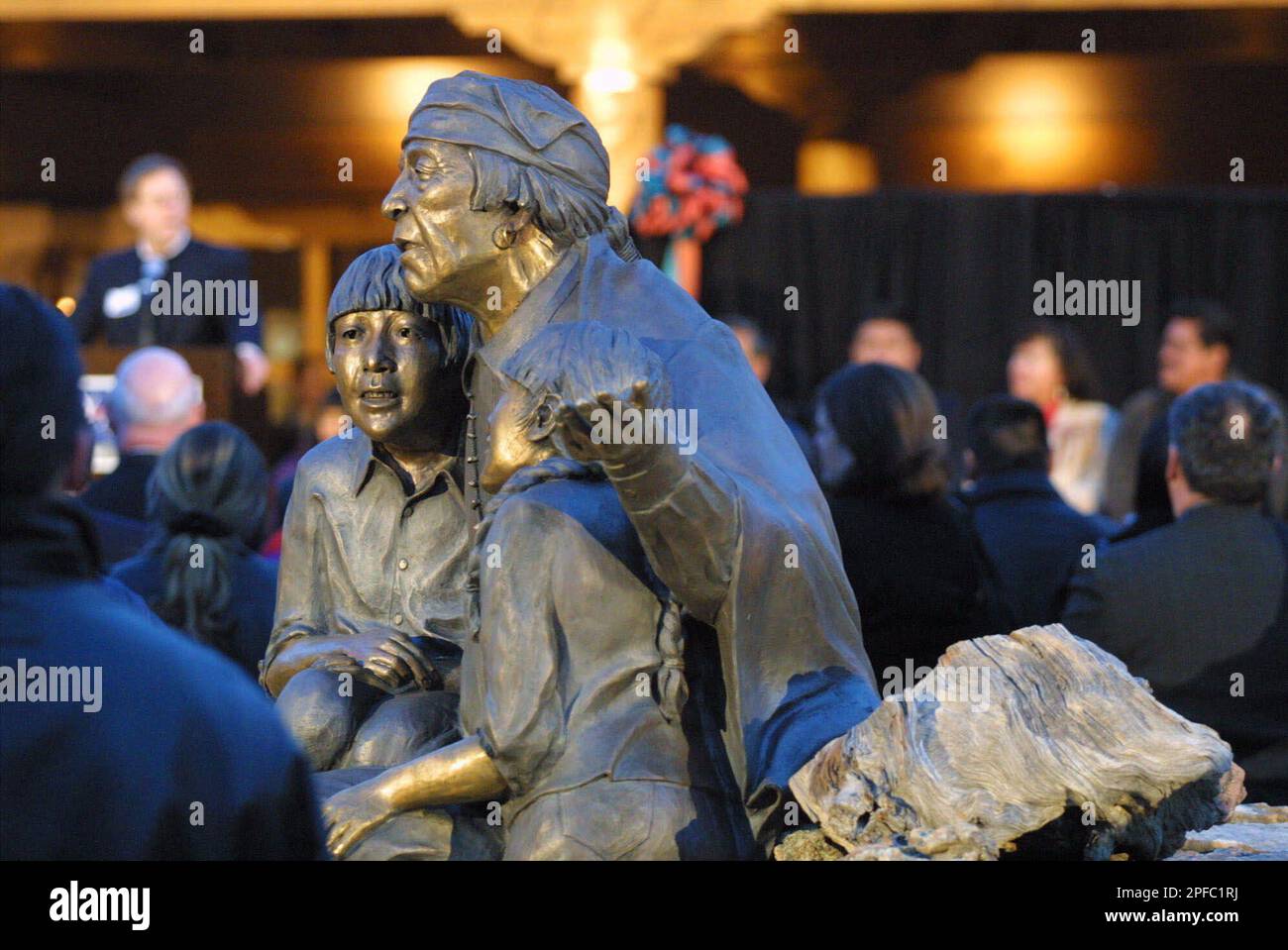 A statue at the Hyatt Regency Tamaya Resort and Spa at Santa Ana Pueblo ...