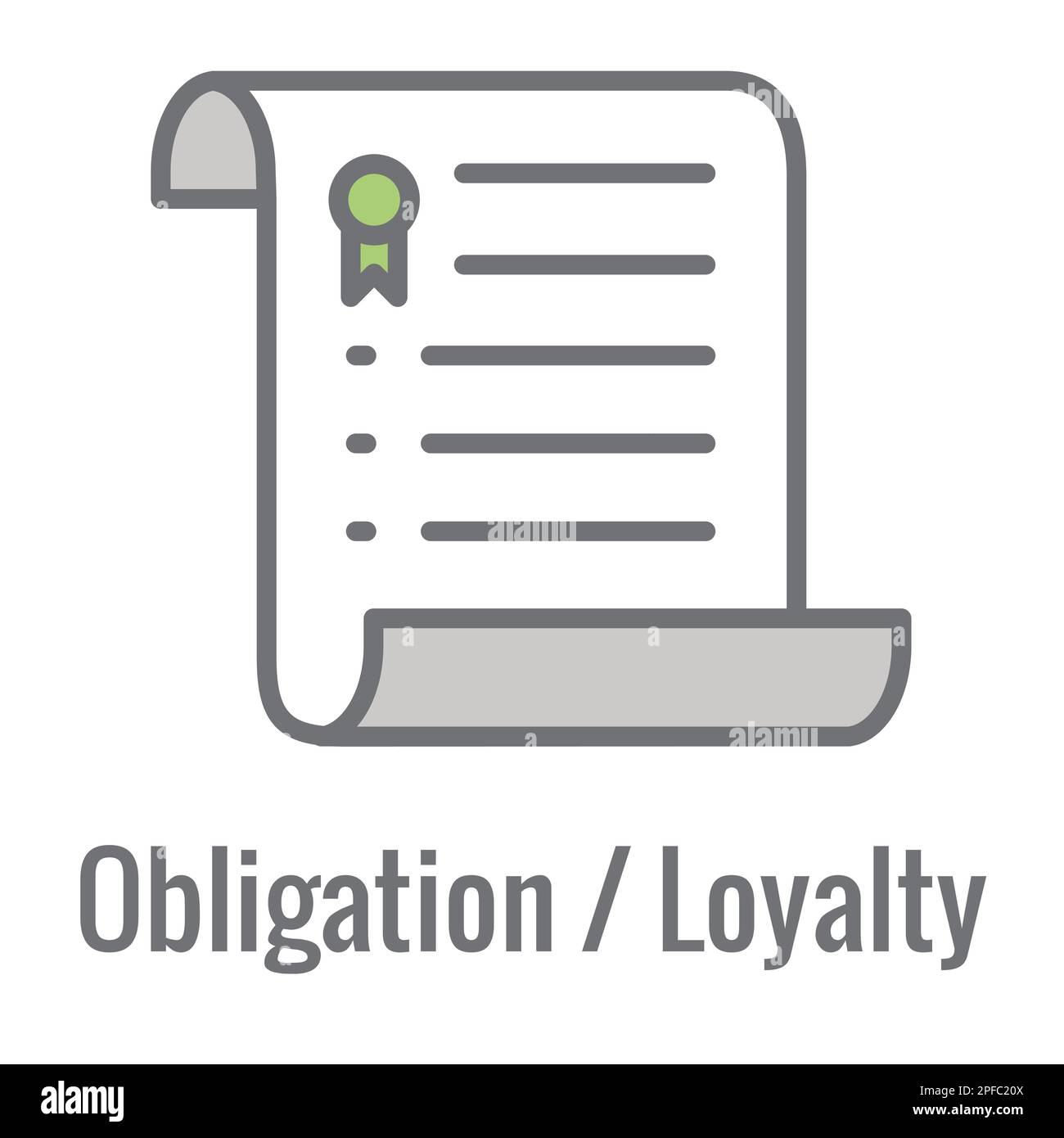 Core Values icon with value driven icon describing aspect of core ...