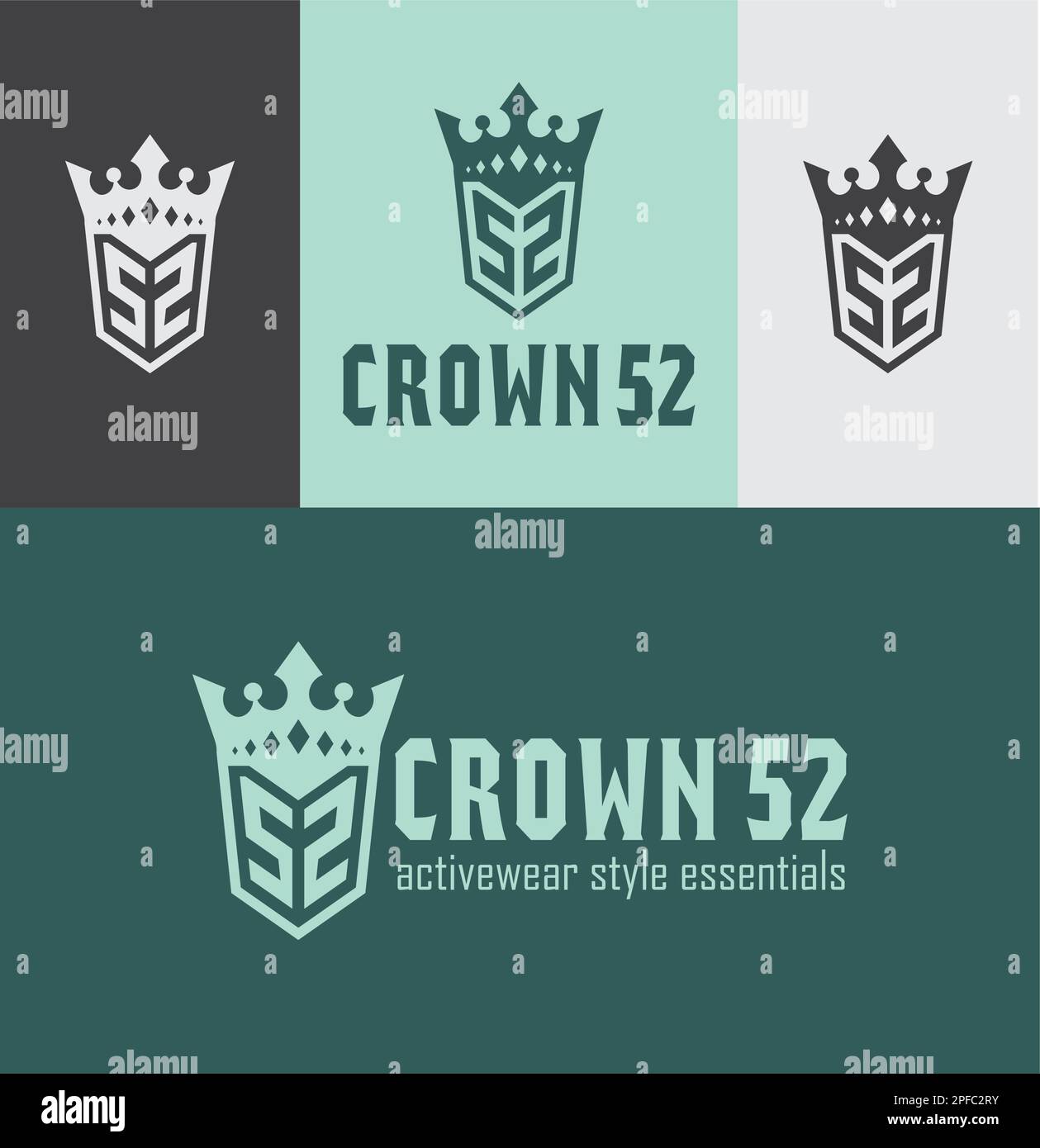 Letter logo dark green hi-res stock photography and images - Alamy