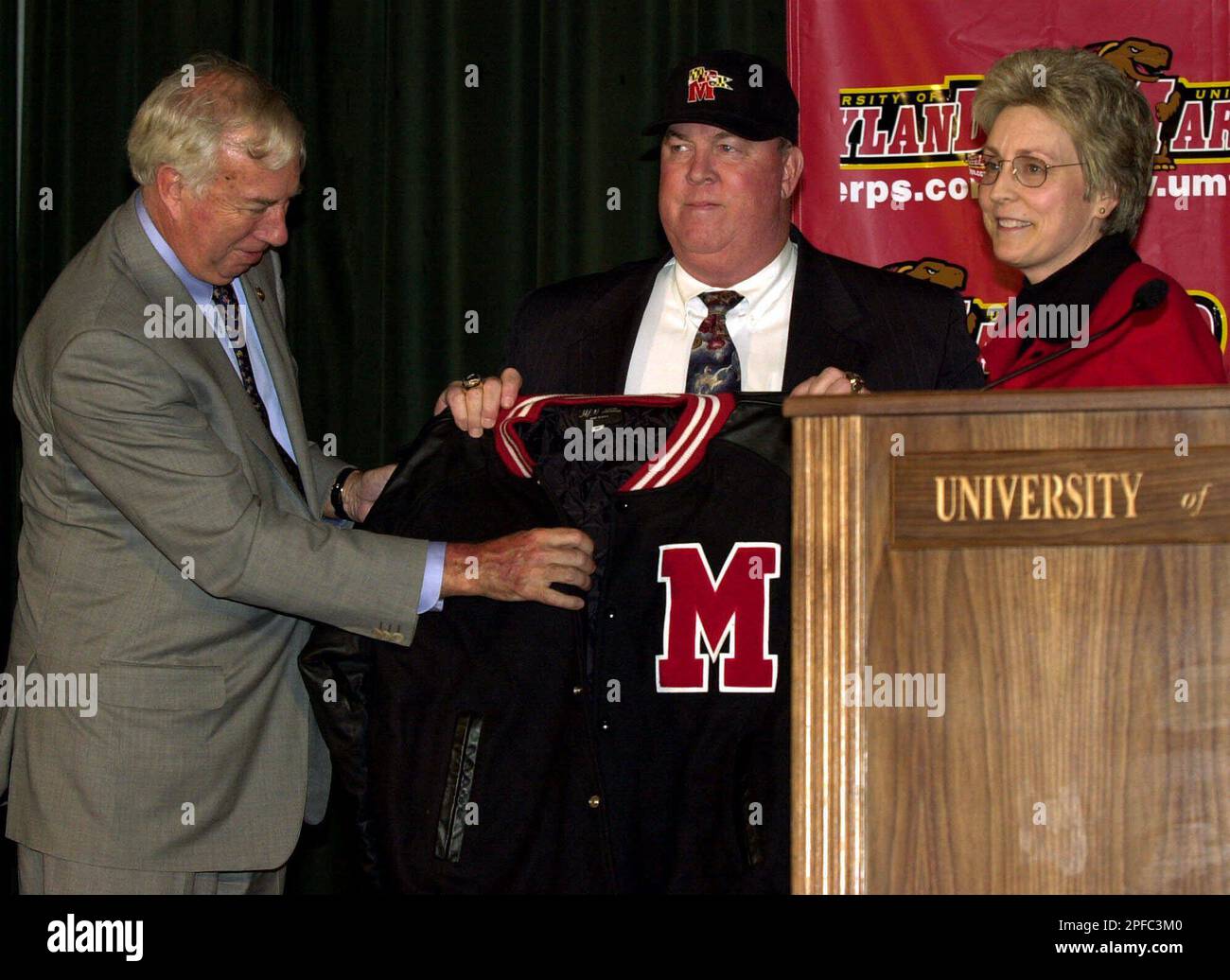 Newly named University of Maryland football coach Ralph Friedgen ...
