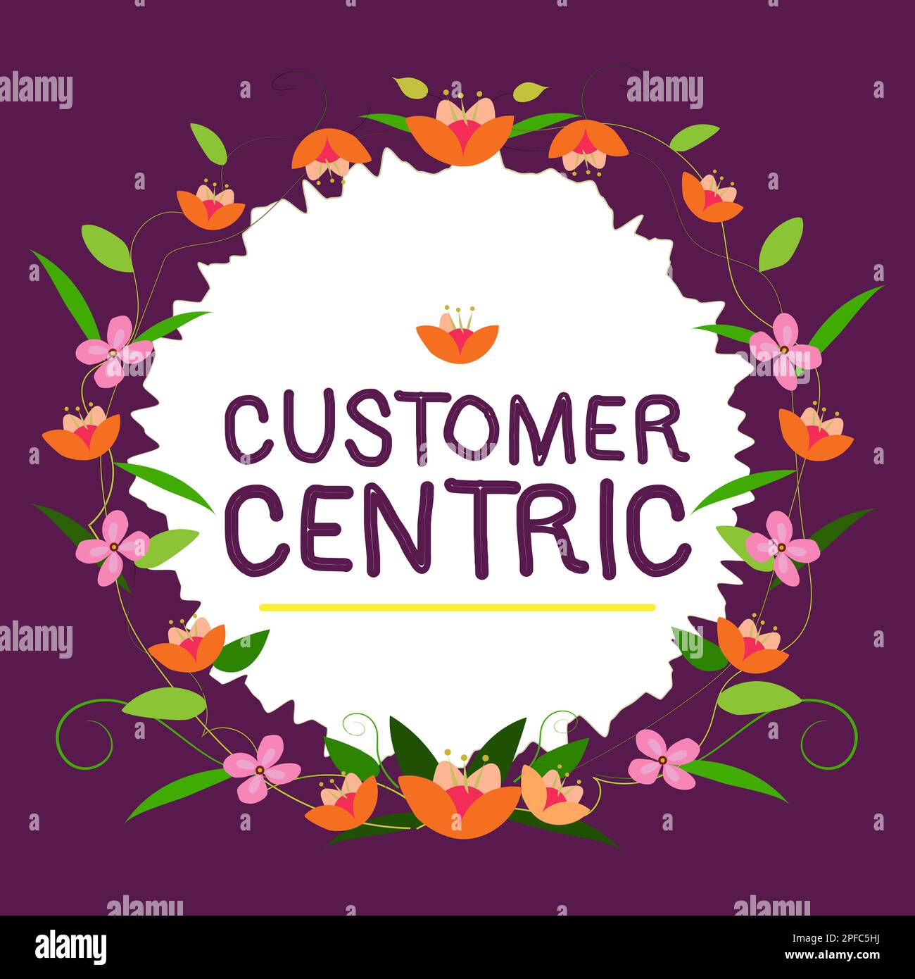 Hand writing sign Customer Centric. Business overview process of ...
