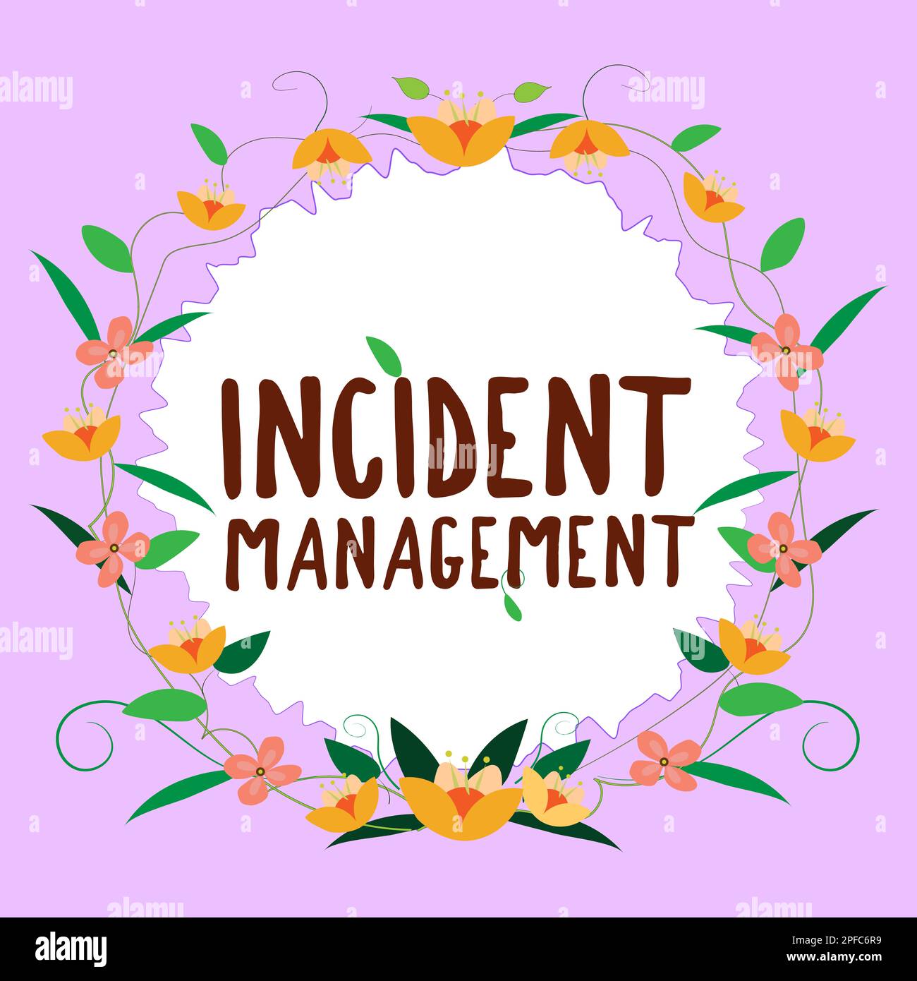 Text Sign Showing Incident Management Business Overview Process To Return Service To Normal