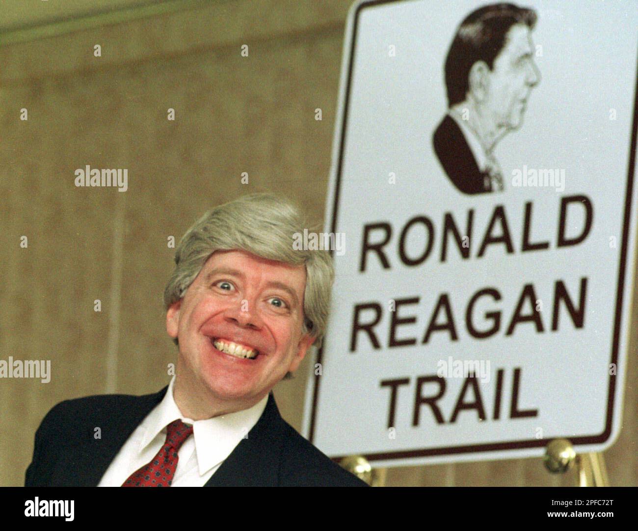 Bill Melberg, a presidential impersonator, actor and comedian portrays ...