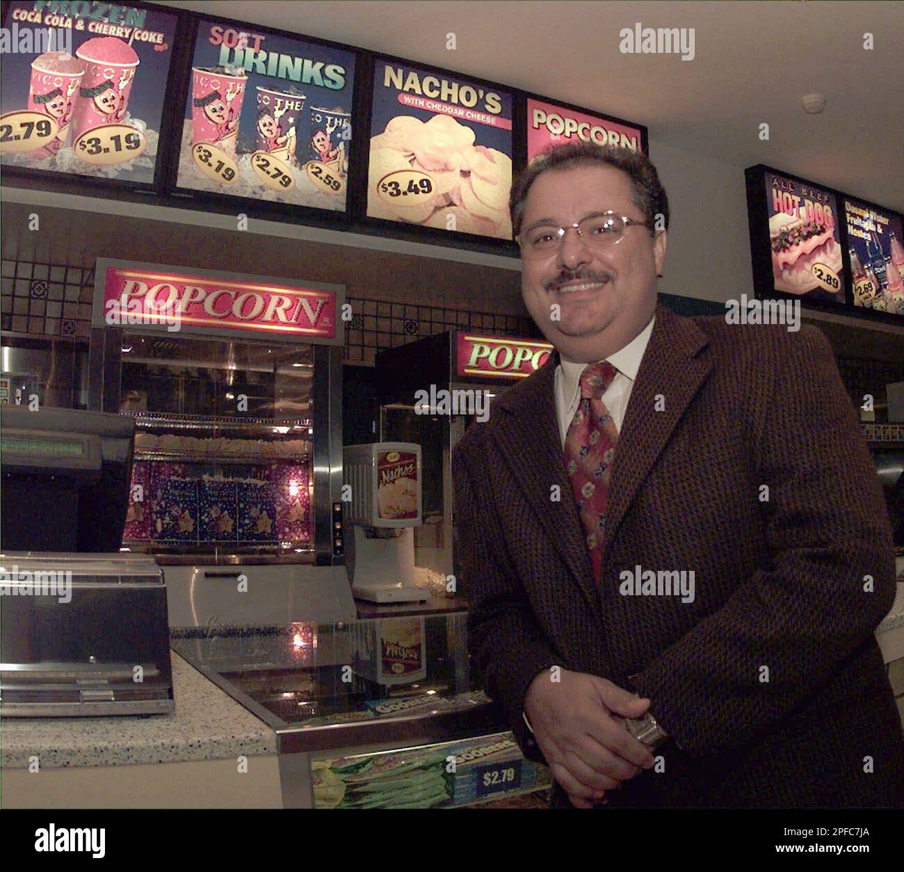 Hamid Hashmi, the CEO of Muvico Theater in Boca Raton Fla, poses in ...