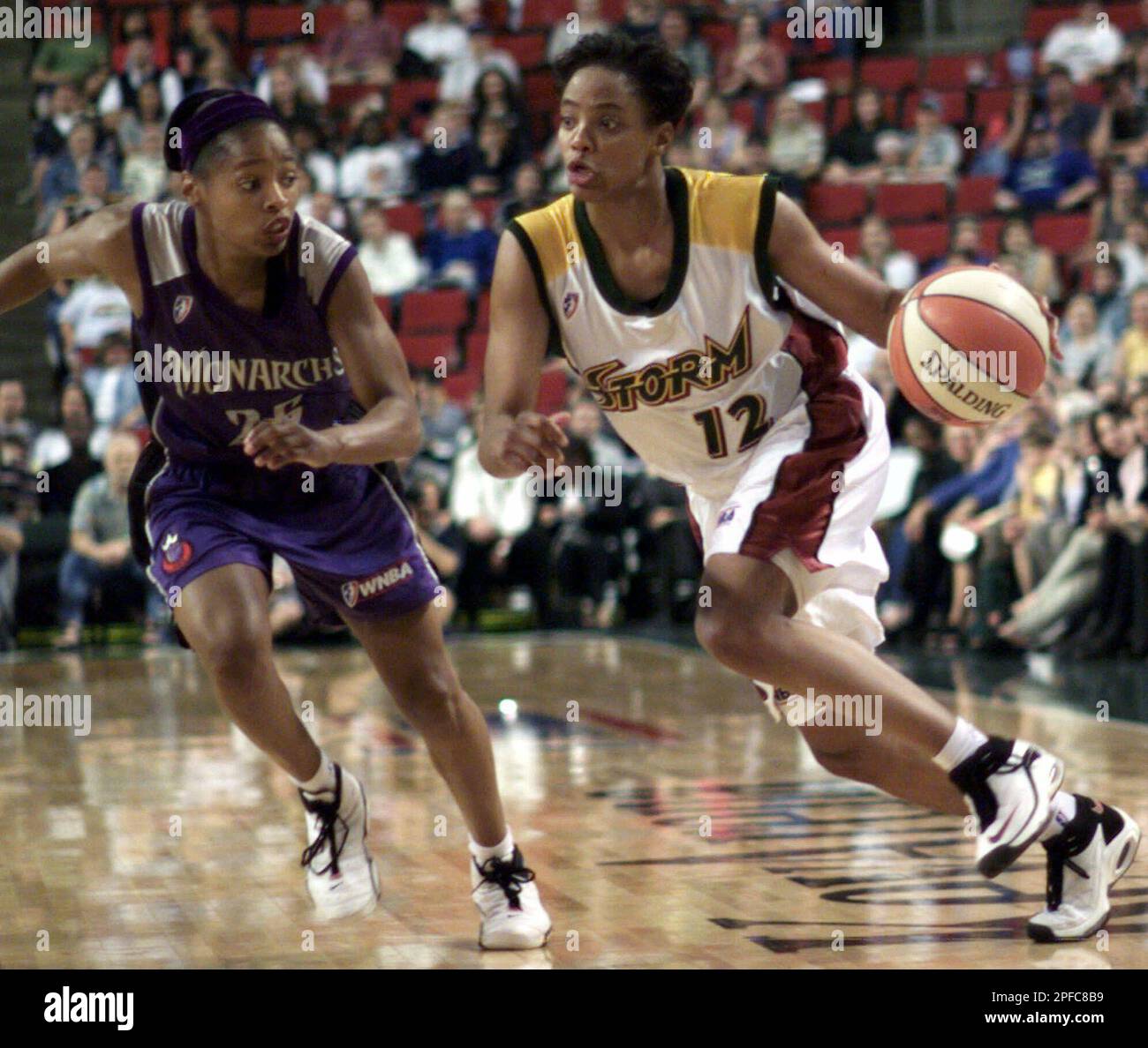 Sacramento Monarchs' Kedra Holland-Corn (26) chases Seattle Storm's ...