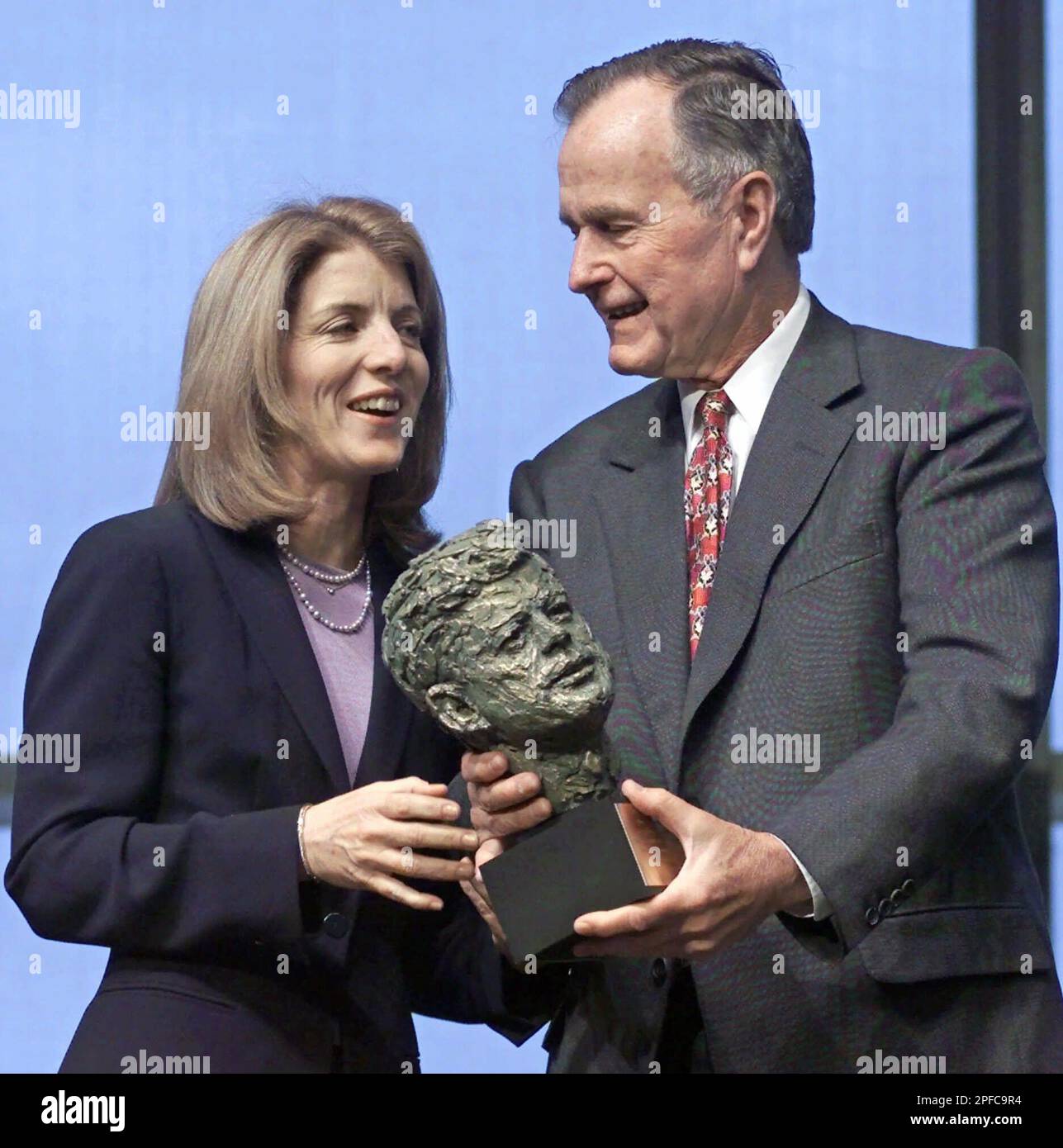 Caroline Kennedy, left, daughter of late President John F. Kennedy, and ...