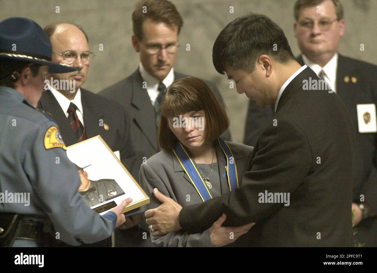 The widow of slain Washington State Trooper James E. Saunders, Billie ...