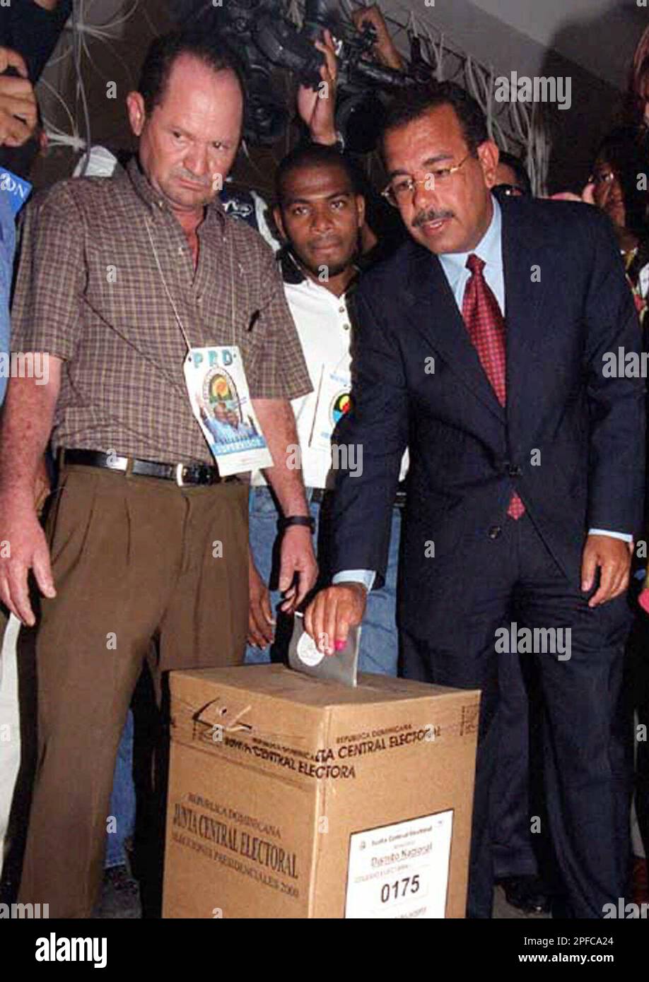 Danilo Medina, presidential candidate for the Dominican Liberation ...