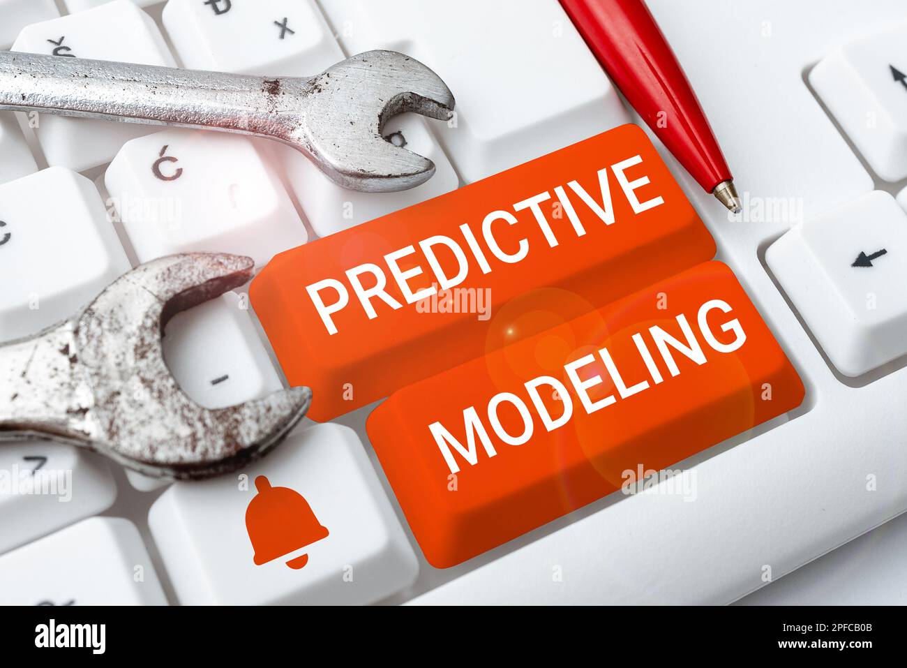 Text showing inspiration Predictive Modeling. Internet Concept maintenance strategy driven by ...