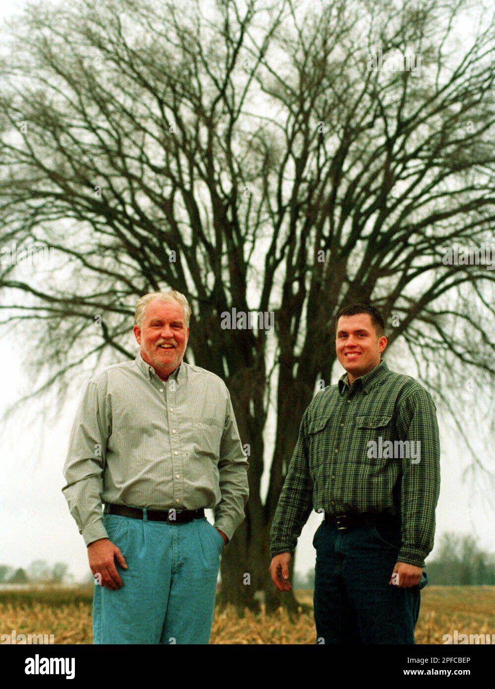 David Milarch, left, and his son Jared Milarch stand in front of a ...