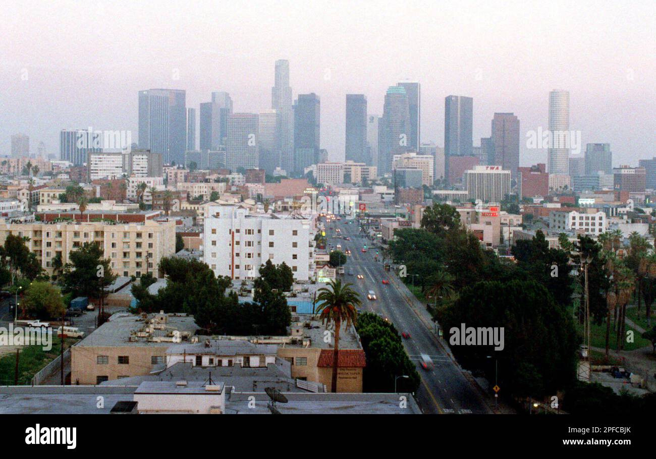 The Rampart section of Los Angeles, pictured on April 4, 2000 ...