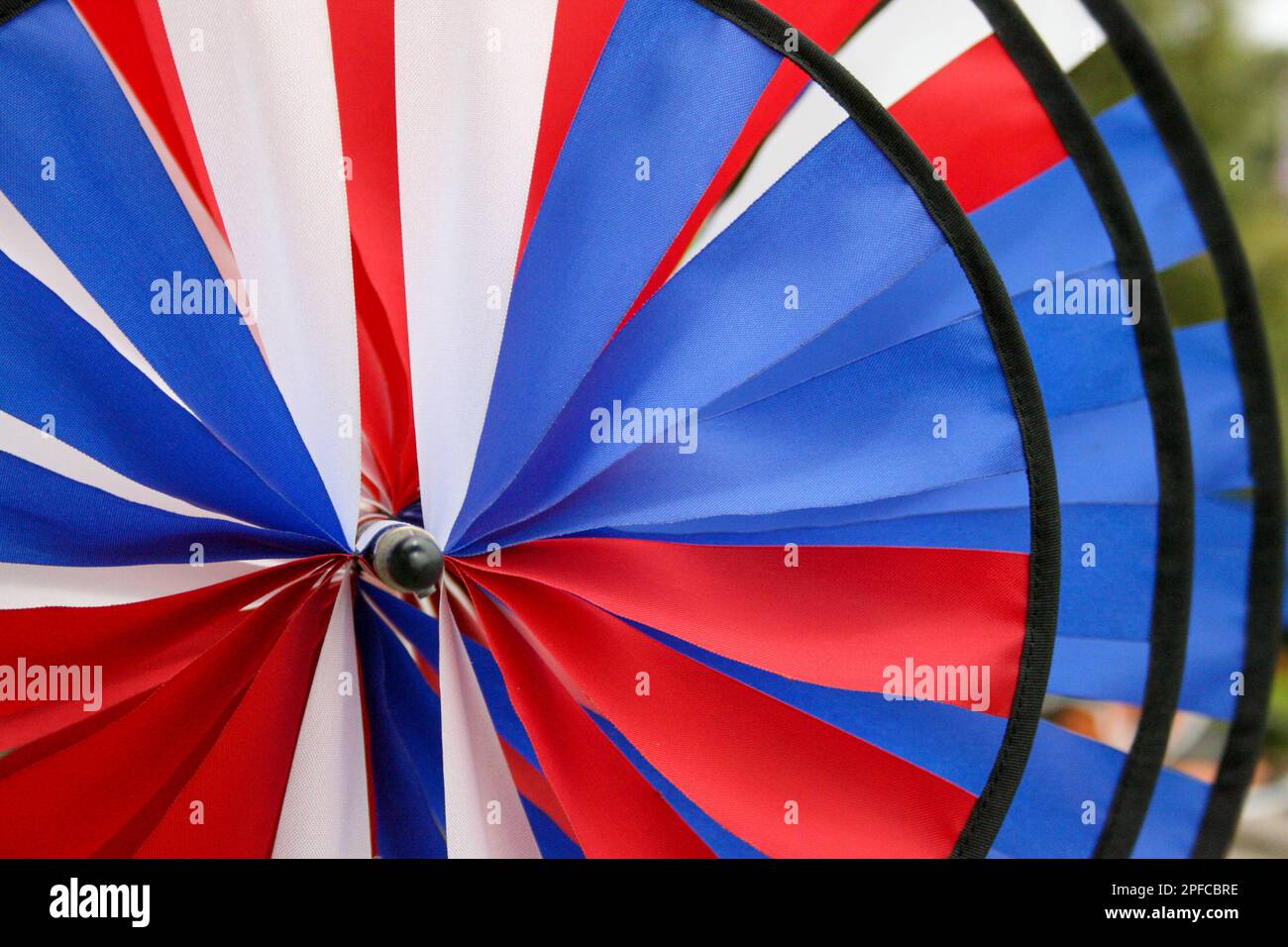 Red White and Blue Pin Wheel still Stock Photo - Alamy