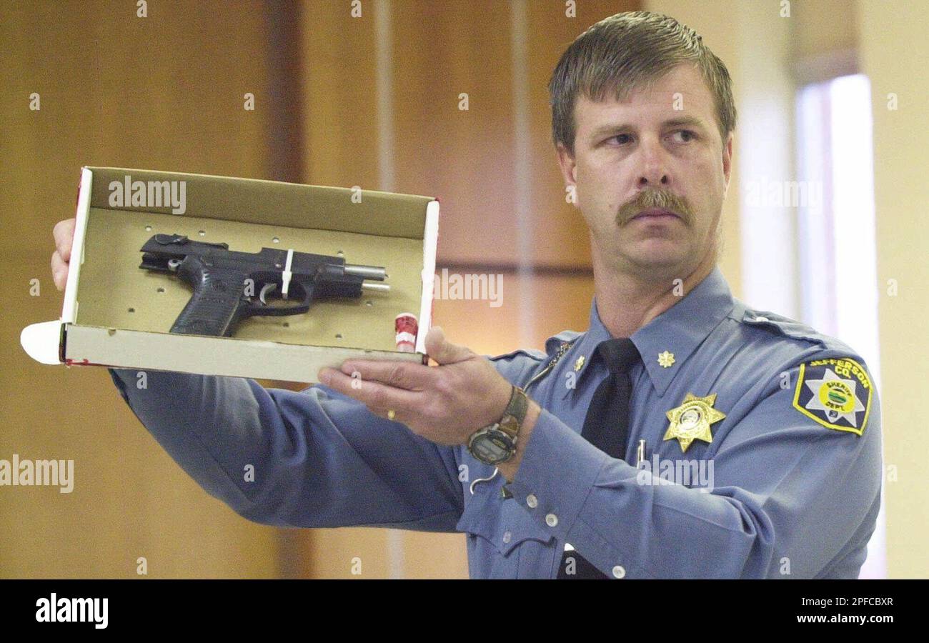 Jefferson County Undersheriff Jeff Herrig displays the 9mm Ruger that ...