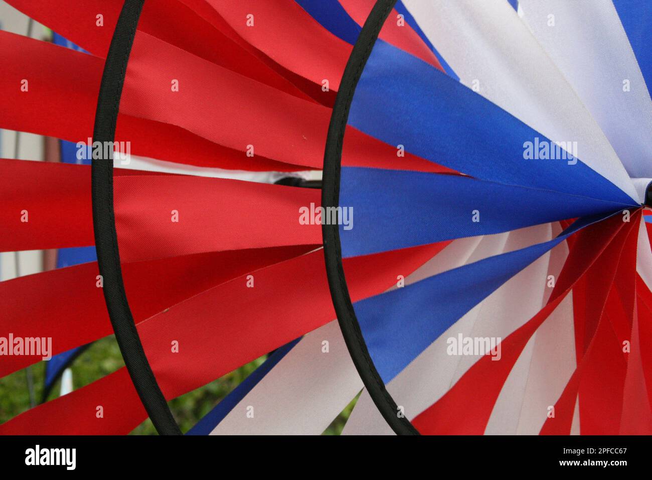 Red White and Blue Pin Wheel still Stock Photo - Alamy