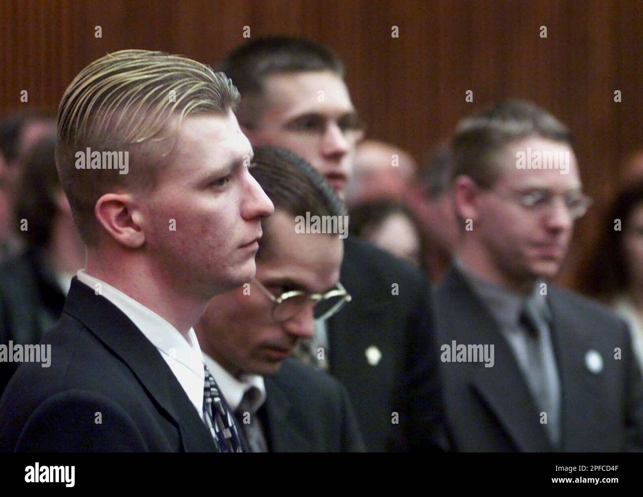 From left, Joshua Cole, 19, of Southgate, Erick Limmer, 26, of Grosse ...