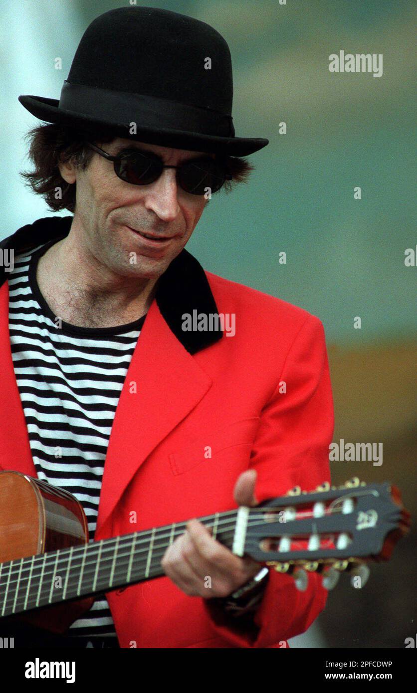 Spainish singer Joaquin Sabina gives a concert in the Zocalo Plaza in ...