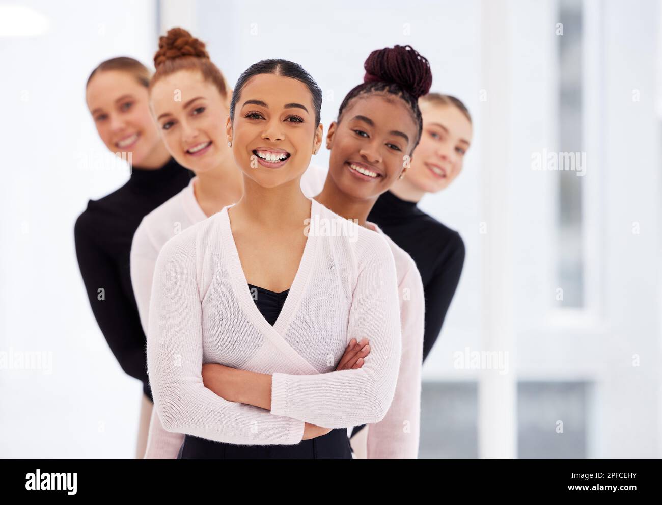 Ive put together a strong team. a group of ballet dancers together ...