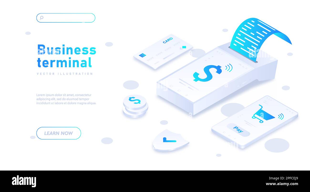 Business terminal concept Stock Vector Image & Art - Alamy