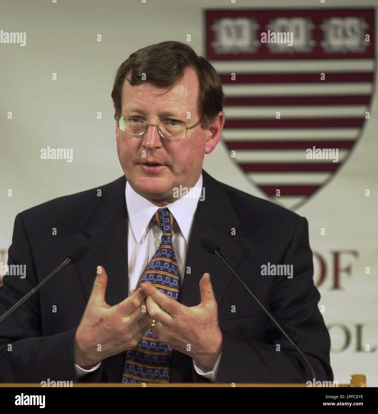 David Trimble, leader of the Ulster Unionist Party of Northern Ireland ...
