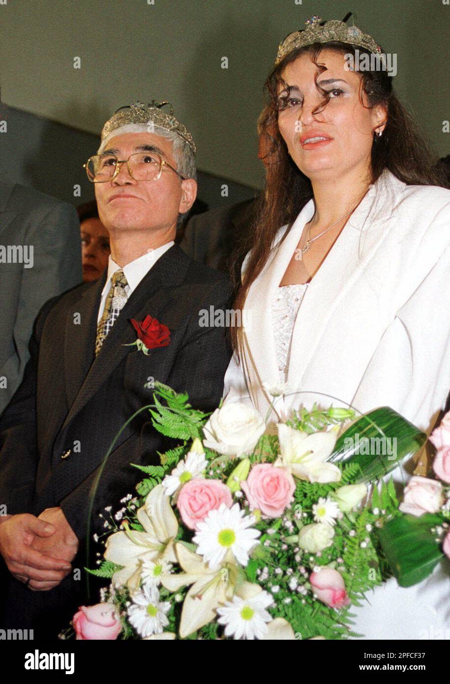 Lebanese Omayya Abboud, right, and a member of the Japanese Red Army ...