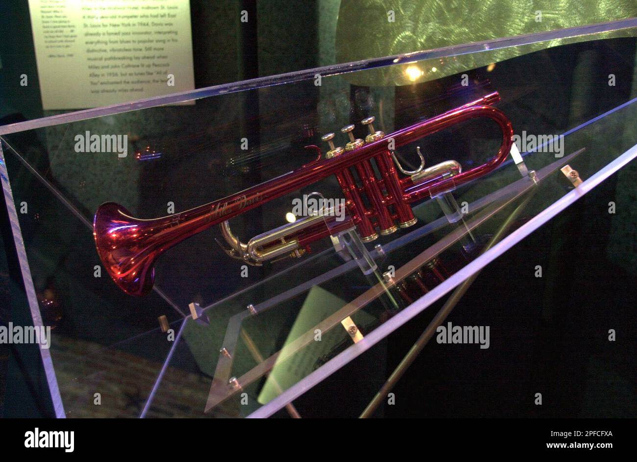 One of a series of custom made trumpets made for Miles Davis is ...