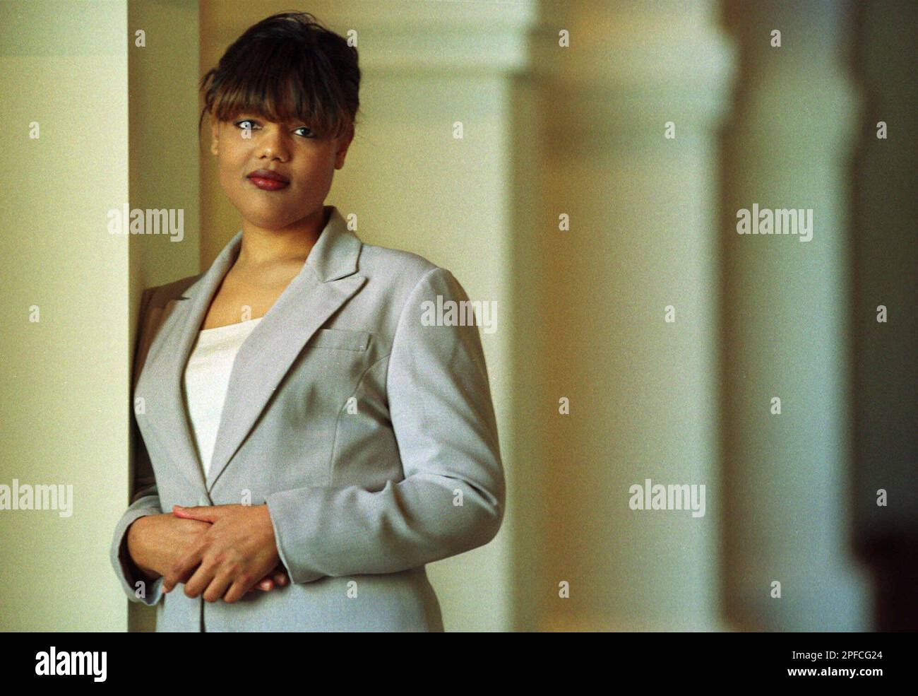 Freeda Foreman stands in The Regent Las Vegas Hotel and Casino in Las ...