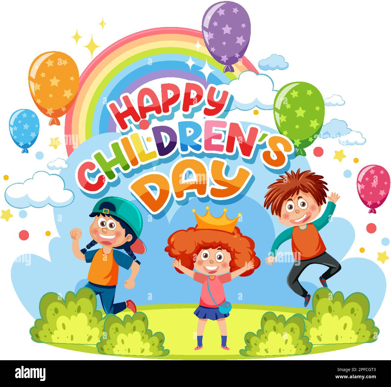 Isolated children's day icon illustration Stock Vector Image & Art - Alamy