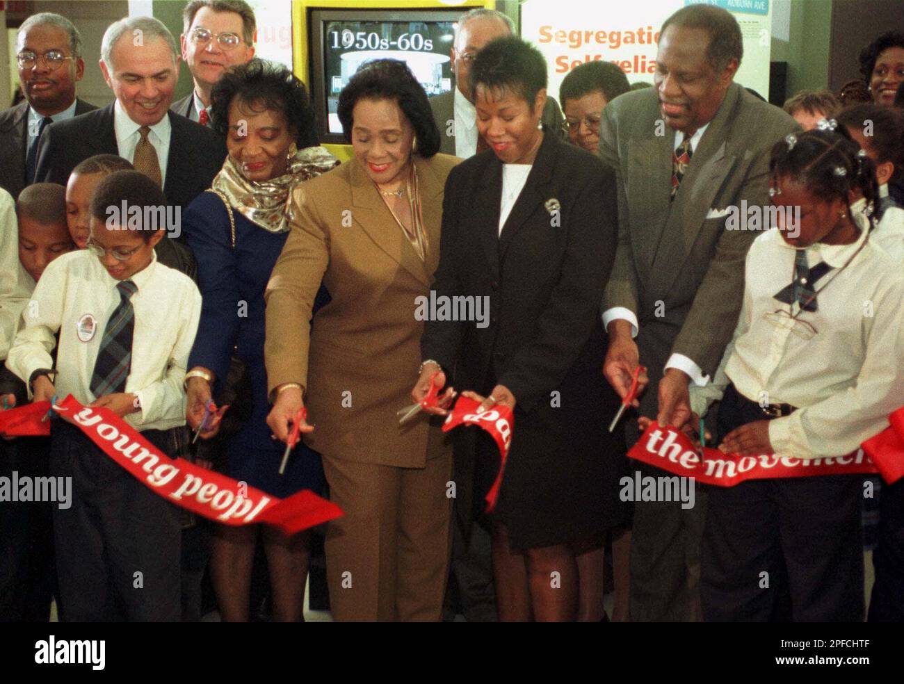Dignitaries including from left Donald Green of Coca-Cola, Christine ...