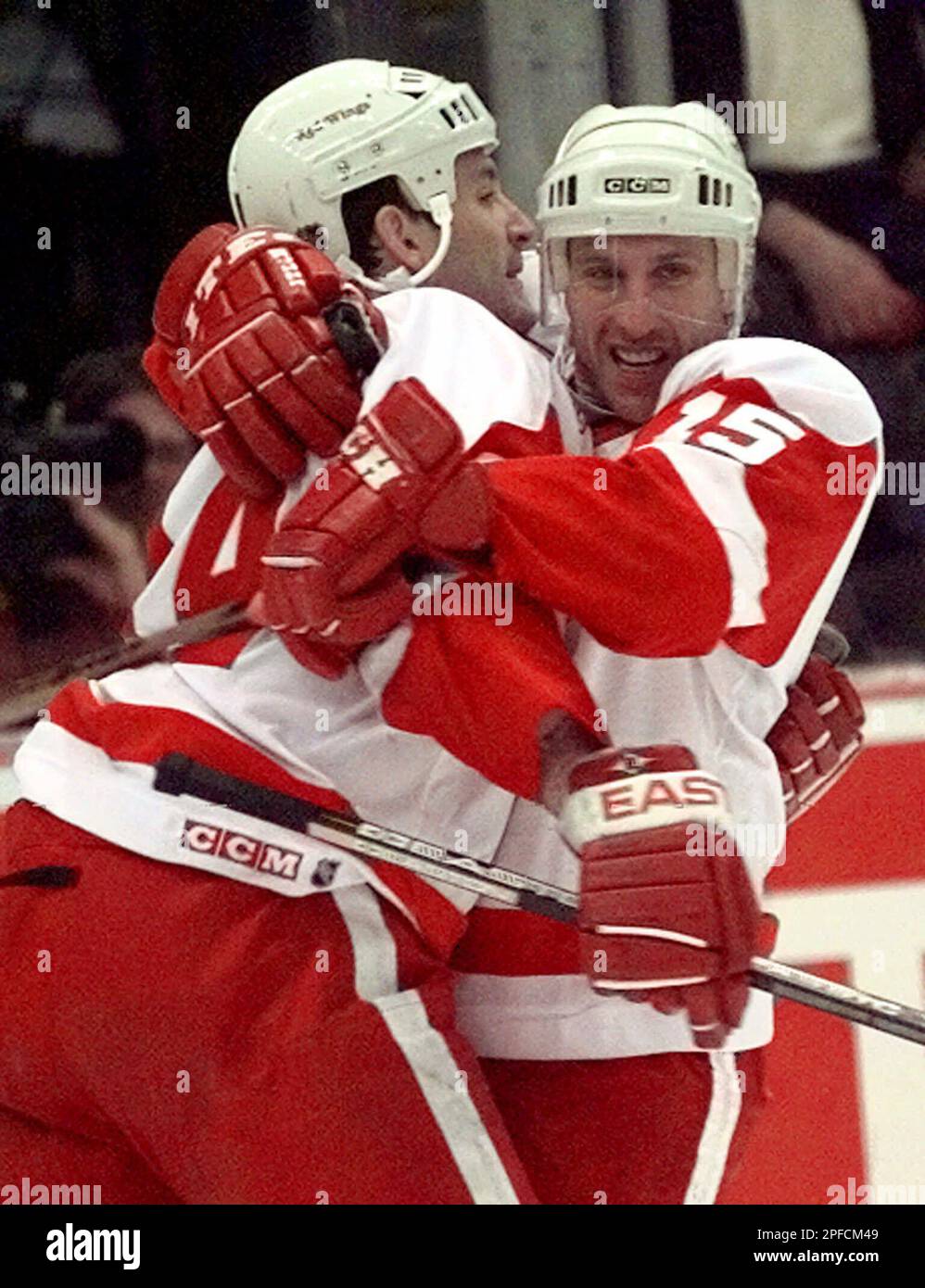 Brendan Shanahan And Steve Yzerman