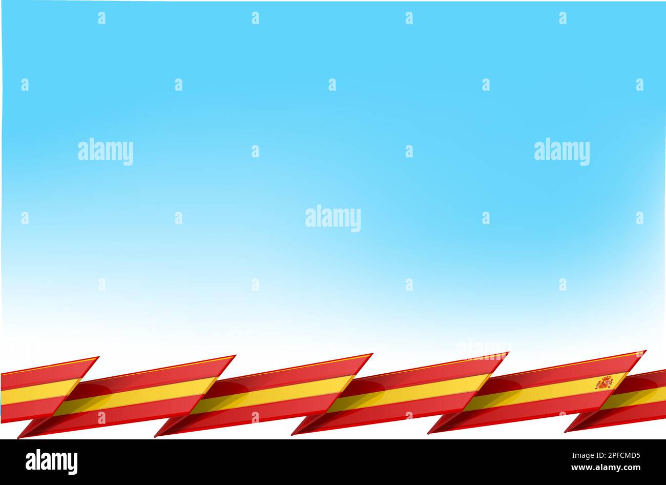 Spanish flag isolated icon Stock Vector Images - Alamy