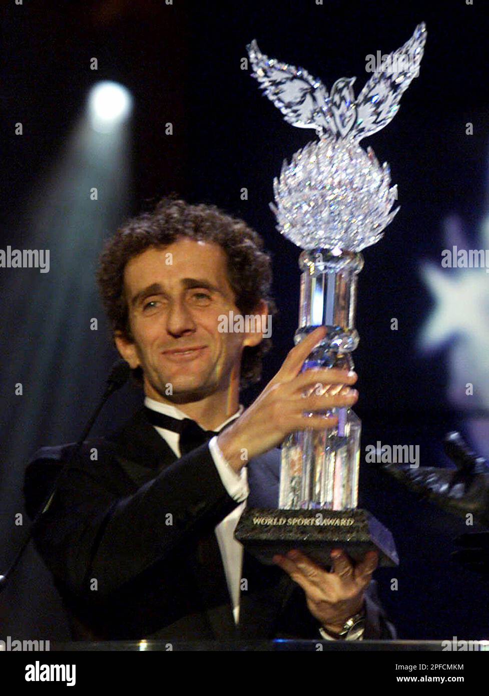 Former French Formula One driver Alain Prost and winner in the ...