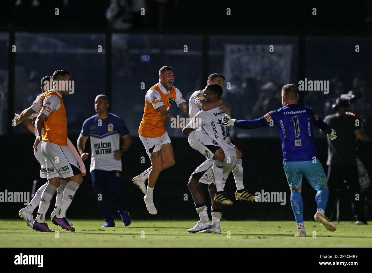 Rio de Janeiro, Brazil, 16th Mar, 2023. Players of ABC-RN, celebrate ...
