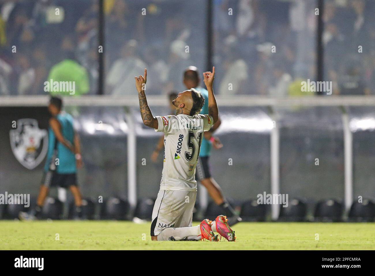 Rio de Janeiro, Brazil, 16th Mar, 2023. Alemao of ABC-RN, celebrate the ...