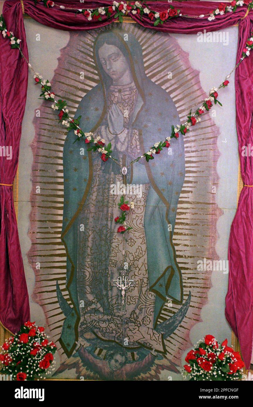 ADVANCE FOR SUNDAY NOV. 7--Our Lady of Guadalupe, a 6-foot-tall ...