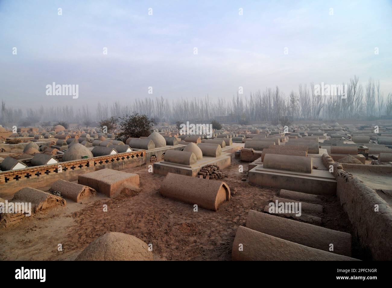 The Apakh Hoja Mazar ( Afaq Khoja Mausoleum ) near Kashgar, Xinjiang ...