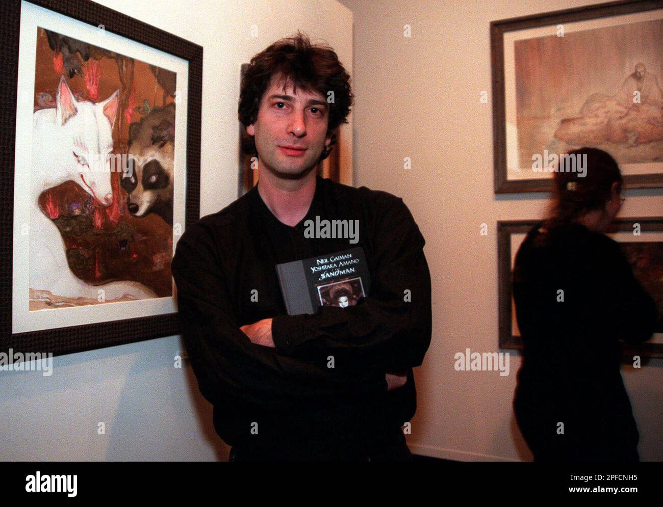 ADVANCE FOR MONDAY, NOV. 8--Neil Gaiman, who chronicled the adventures ...