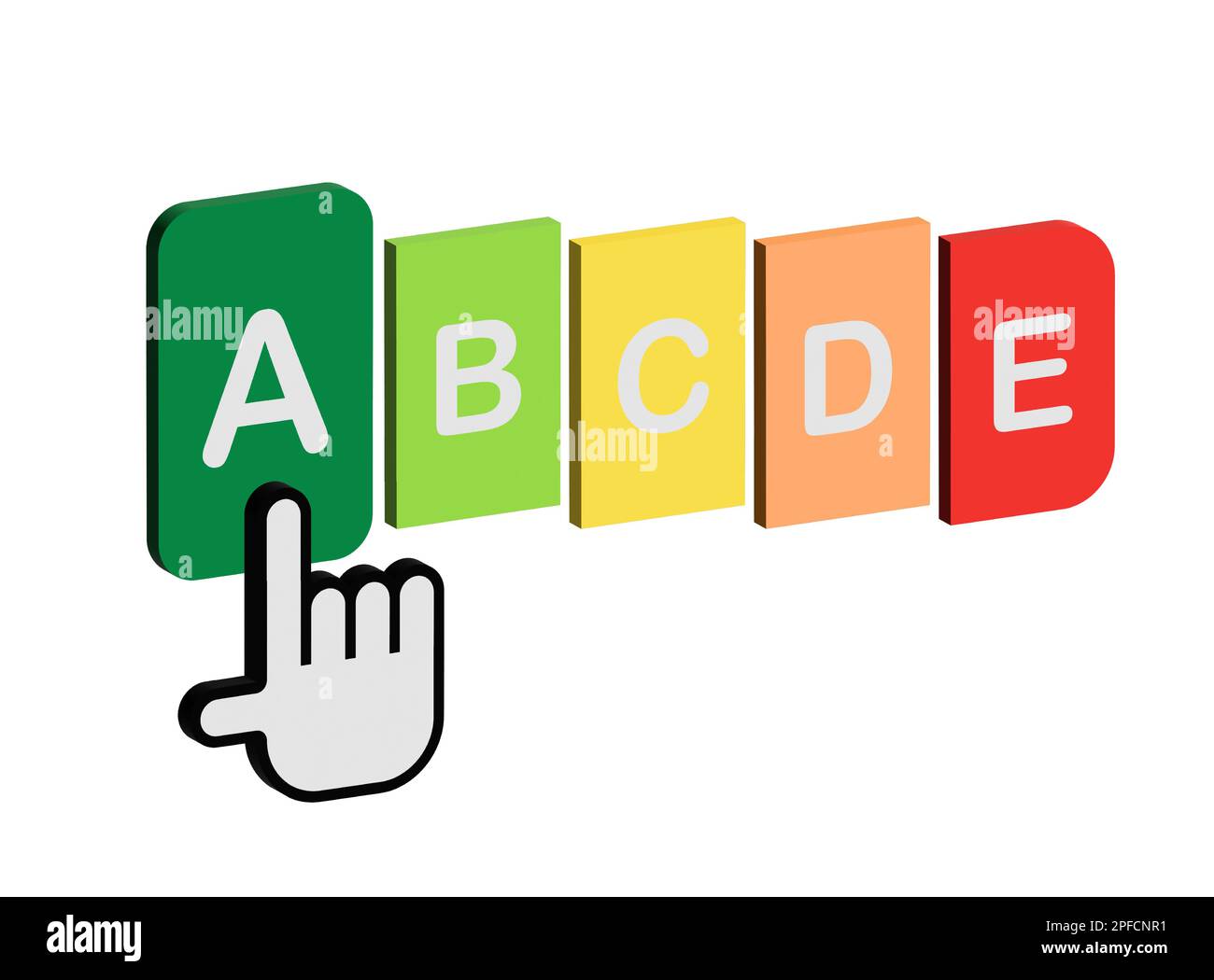 Nutri score nutrition system product value. Choice A Stock Vector Image ...