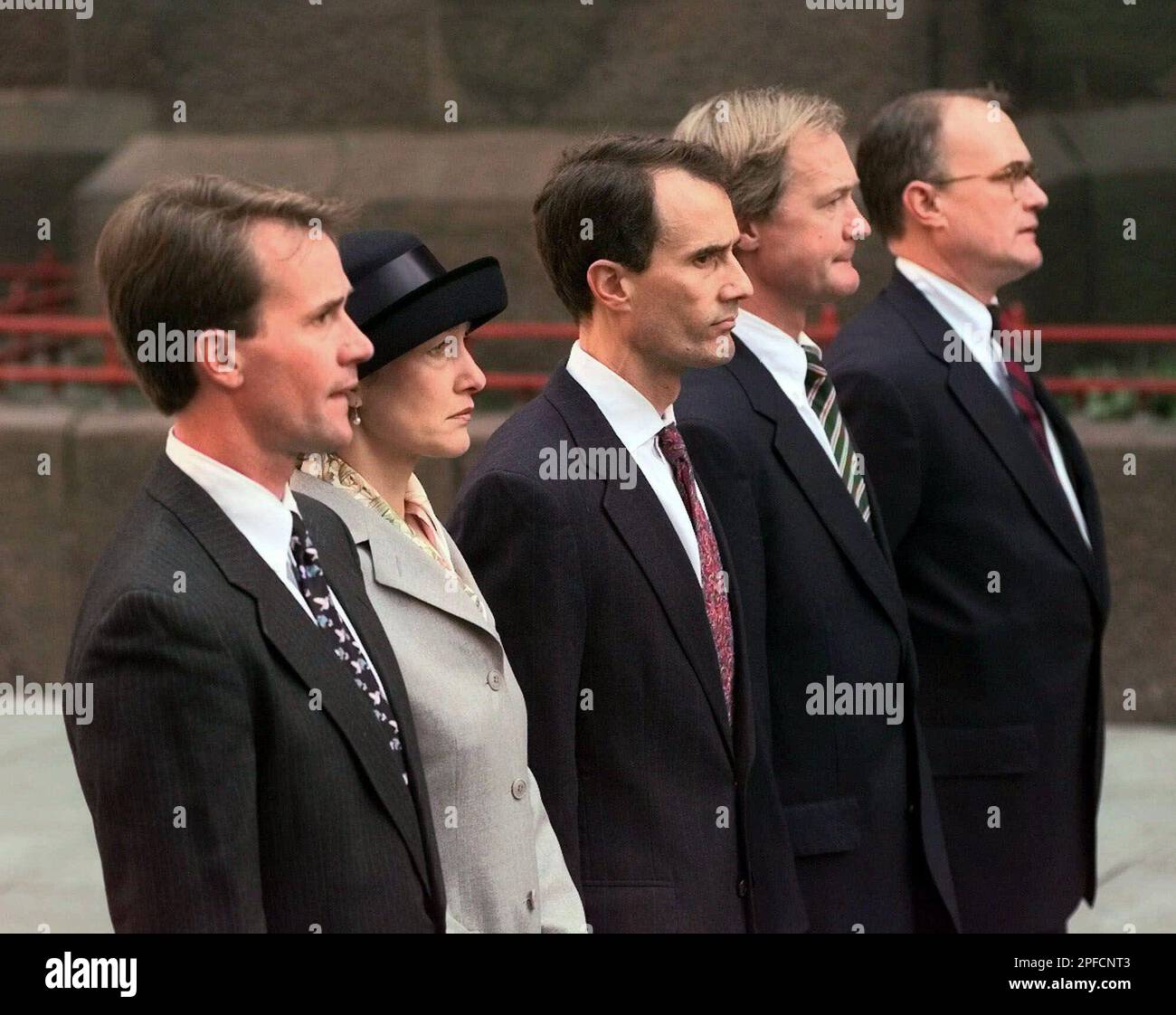 RETRANSMITTED FOR IMPROVED QUALITY--The children of late U.S. Sen. John ...