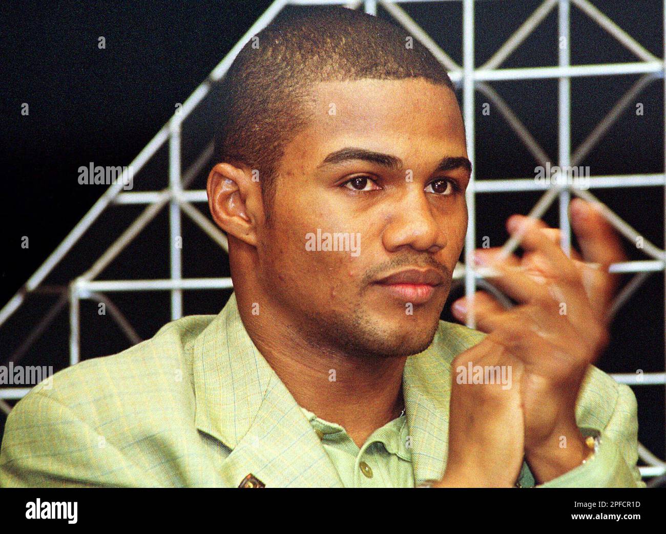 IBF and WBC welterweight boxing champion Felix "Tito" Trinidad, from ...