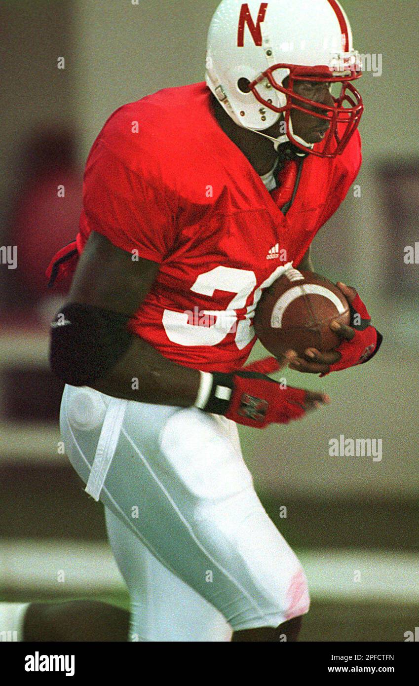 Nebraska running back Correll Buckhalter runs through drills at ...