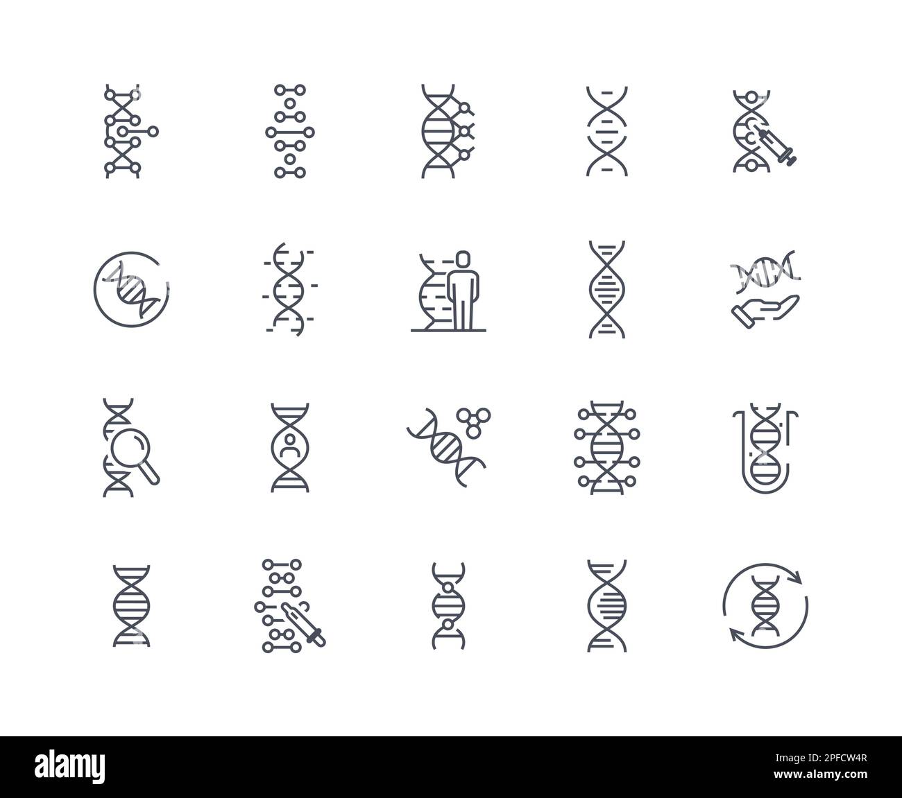 Analysis sequence line icon Stock Vector Images - Alamy